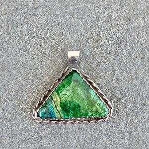 Jewelry | Parrot Wing Jasper Sterling Silver Pendant | Poshmark